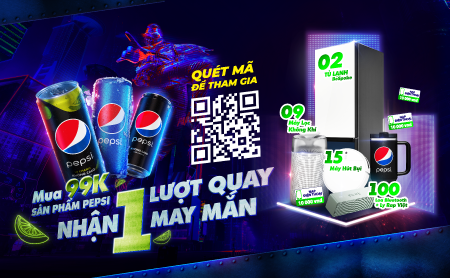 Mua Pepsi - Trúng quà đã