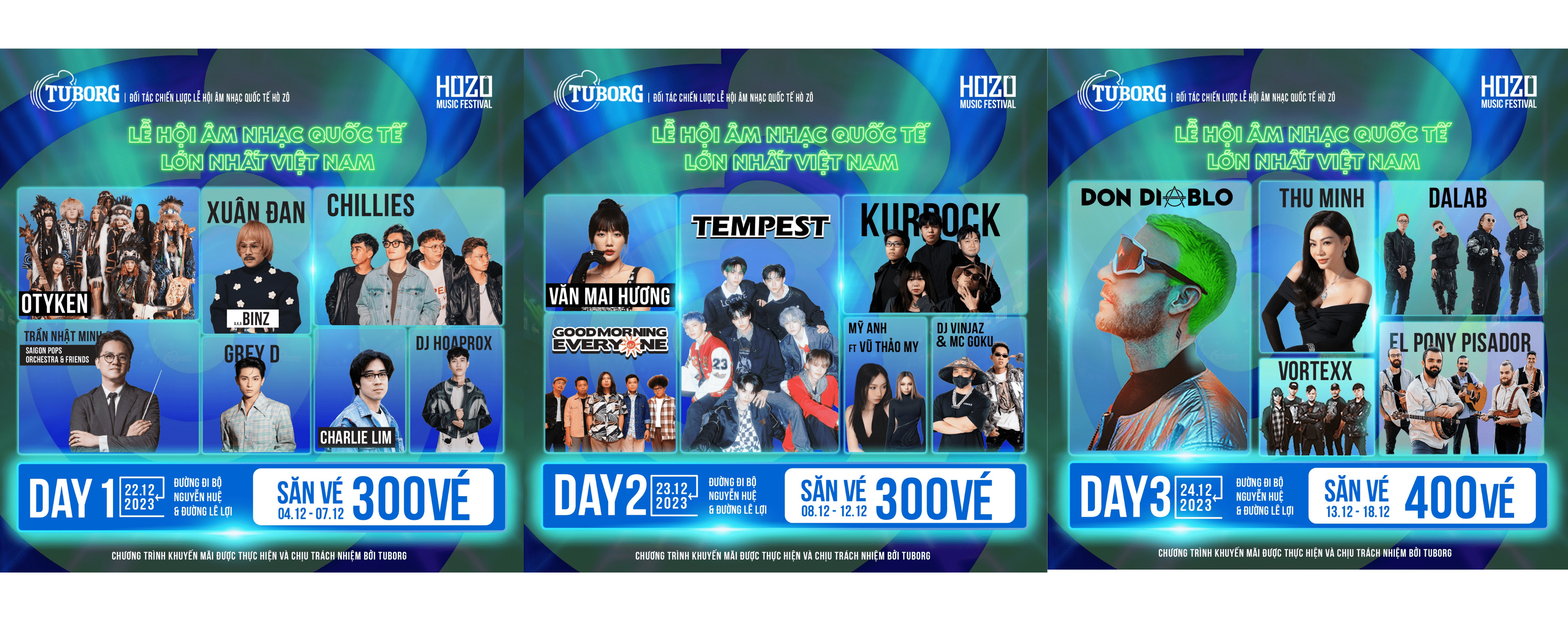 Mua 6 lon Tuborg - Nhận ngay vé VIP HOZO