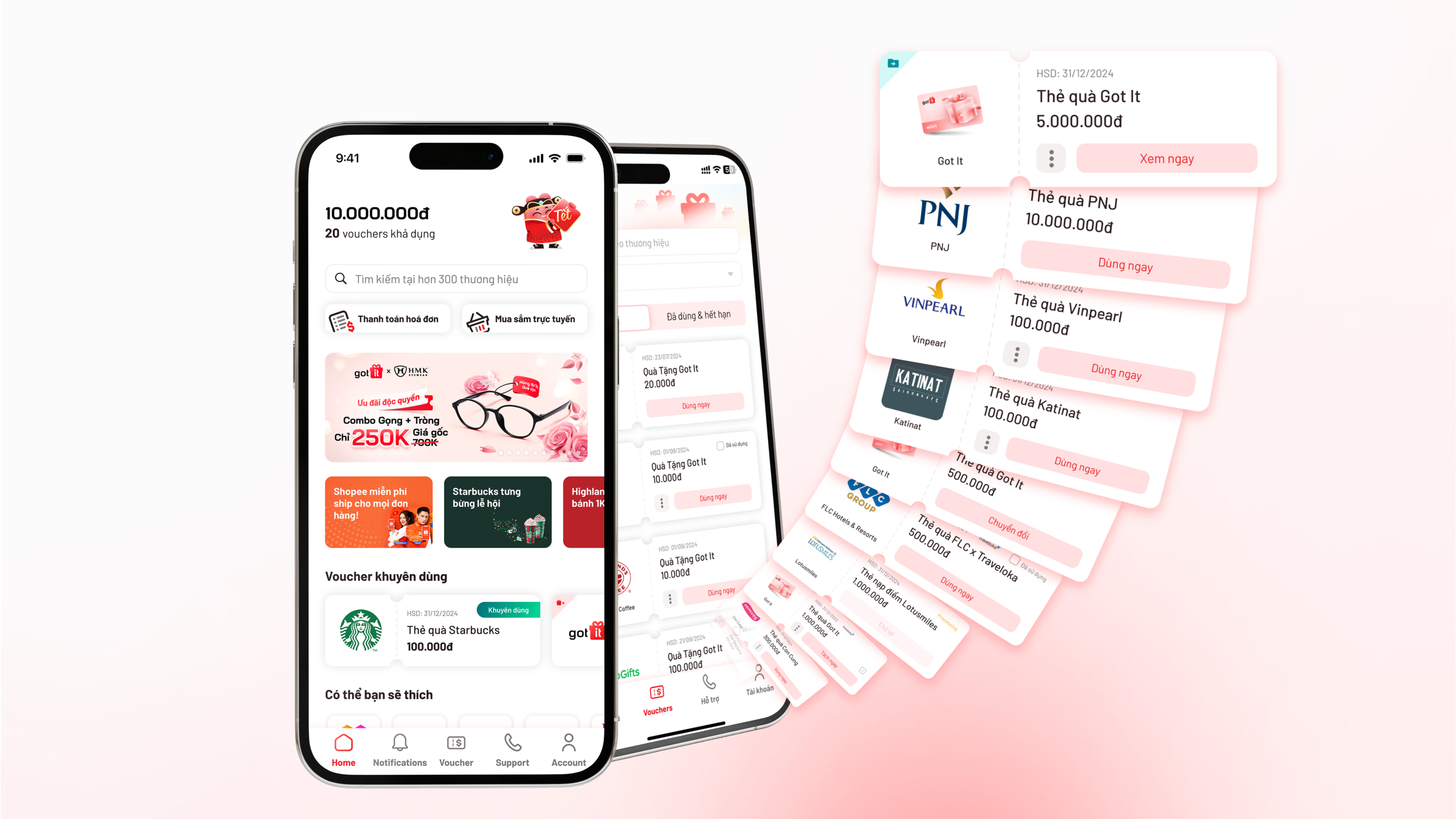 App Got It – Trải nghiệm quà tặng thông minh trong một chạm