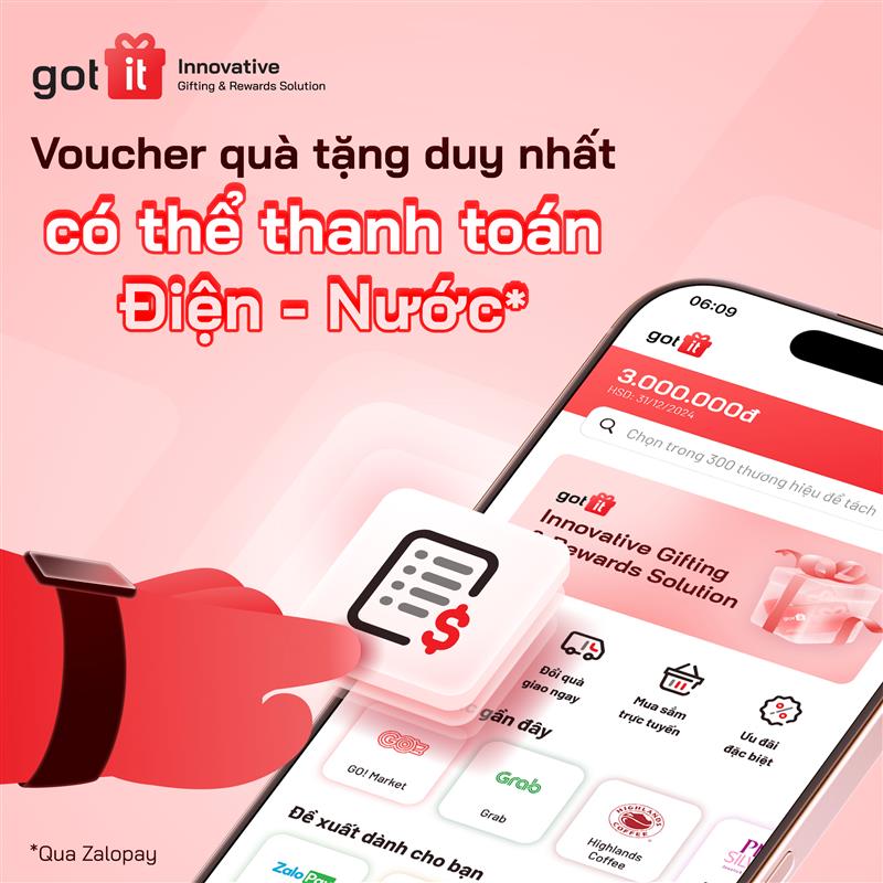 App Got It – Trải nghiệm quà tặng thông minh trong một chạm