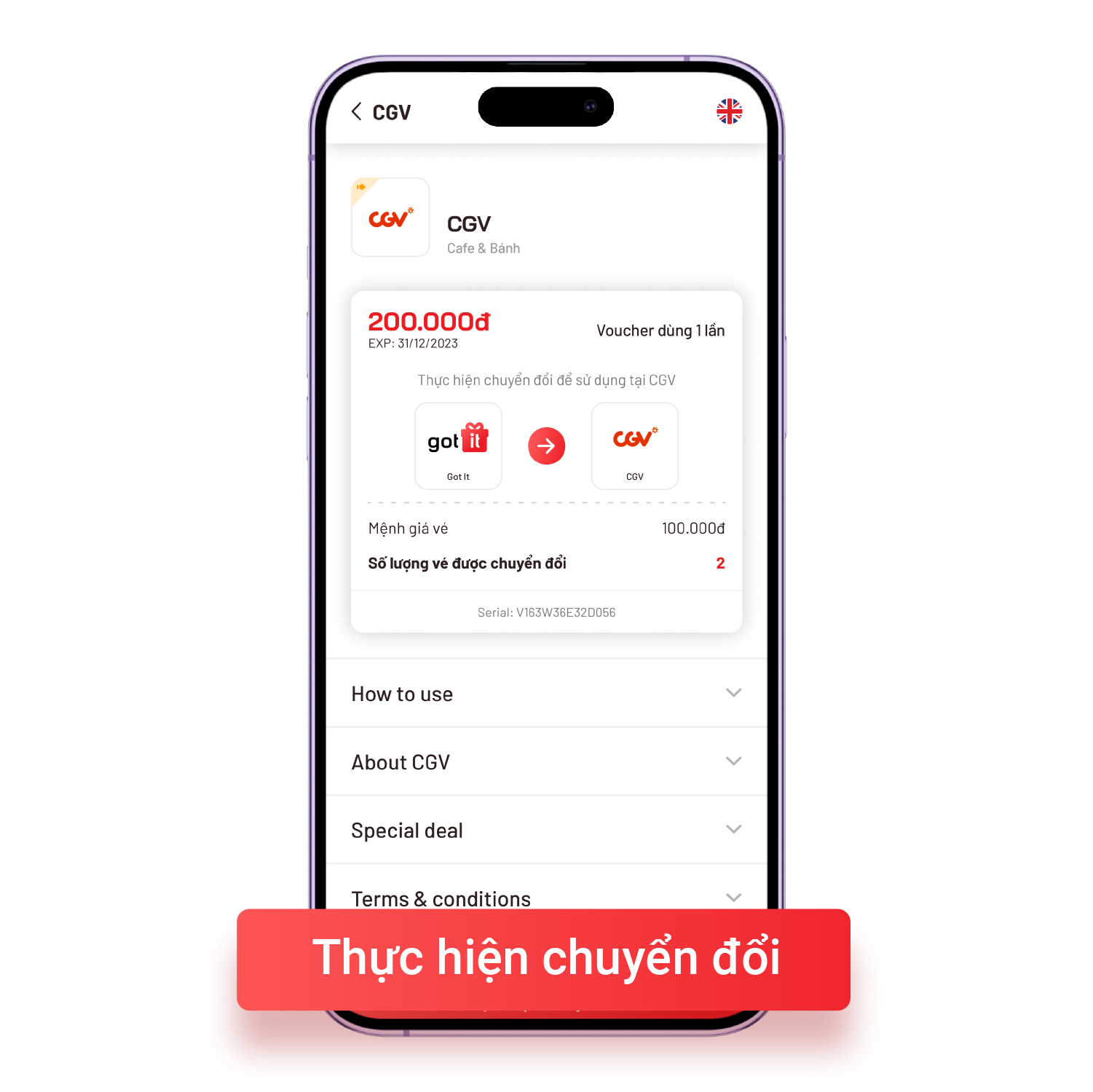 Hướng dẫn sử dụng voucher Got It